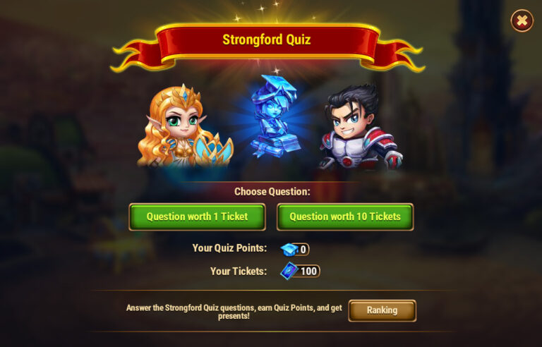 [Hero Wars Guide]Strongford Quiz - Insights with HeroWars Login