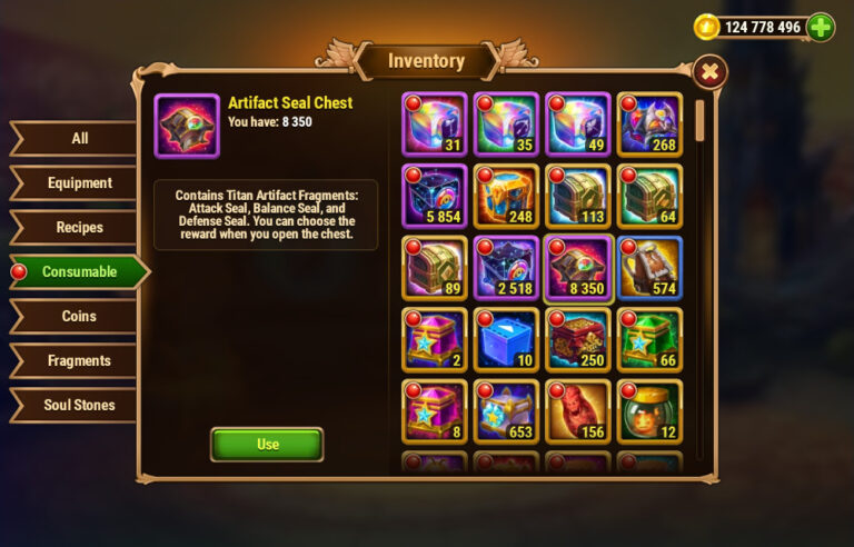 [Hero Wars Guide]Artifact Seal Chest - Insights with HeroWars Login