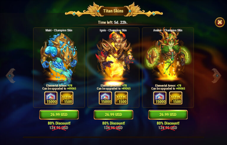 [Hero Wars Guide]Titan Skins｜Insights with HeroWars Login