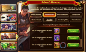 [Hero Wars Guide]Galahad's Memories - Insights with HeroWars Login