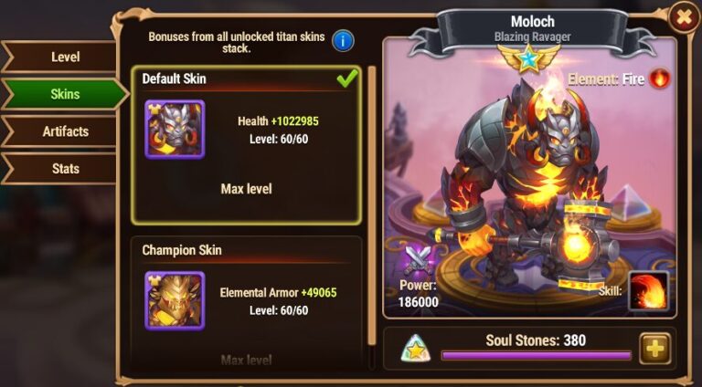 [Hero Wars Guide]Titan Skin - Insights with HeroWars Login