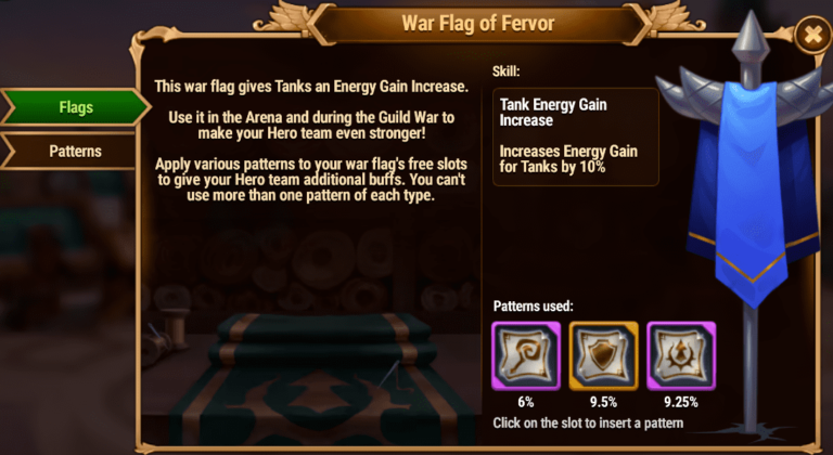 [Hero Wars Guide]Setup of War Flags and Patterns - Insights with ...