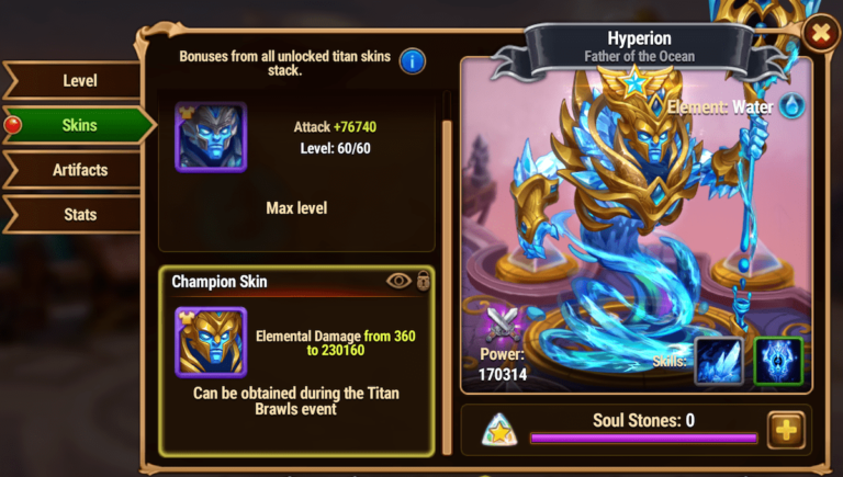 [Hero Wars Guide]Titan Skins (Super Titans) - Insights with HeroWars Login