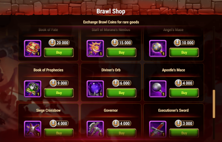 [Hero Wars Guide]Brawl Shop (Hero Brawls) - Insights with HeroWars Login
