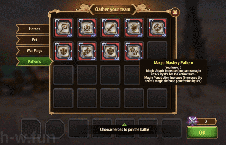 [Hero Wars Guide]Magic Mastery Pattern - Insights with HeroWars Login